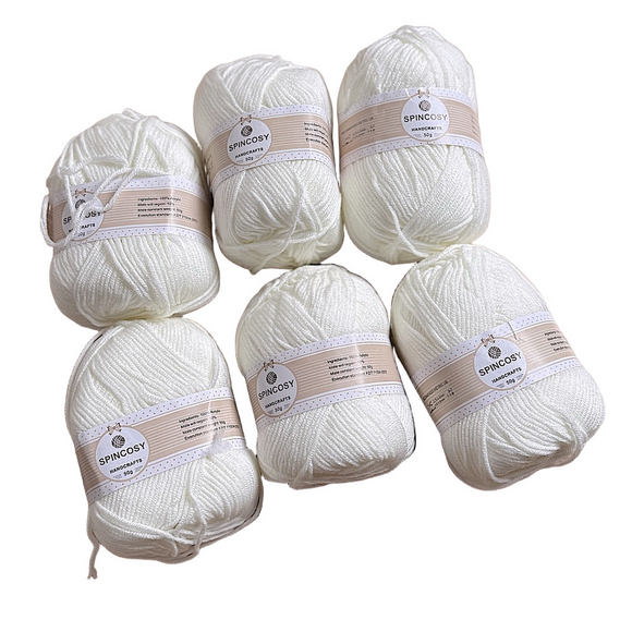 Office | Nwt 30g Cream Colored Yarn | Poshmark